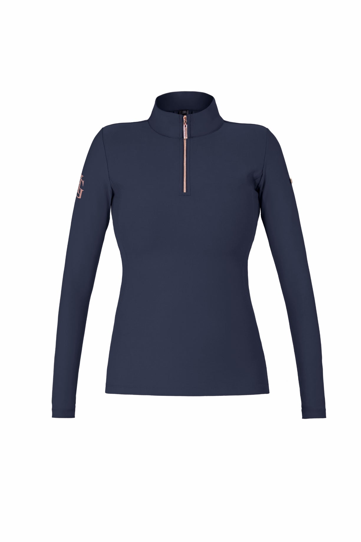 KYLIE - BASE LAYER LONG SLEEVE | NAVY ROSE GOLD – HorseGloss